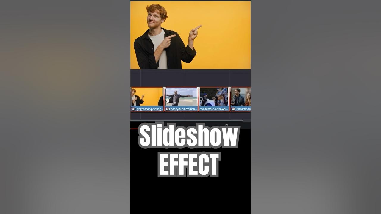 Create a Video Slideshow Effect - DaVinci Resolve - YouTube