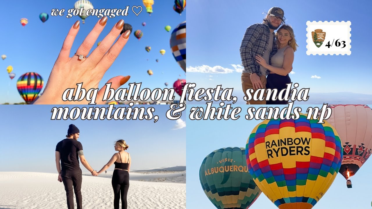 NEW MEXICO VLOG 2023 —ALBUQUERQUE, BALLOON FIESTA, THE SANDIAS, + WHITE ...