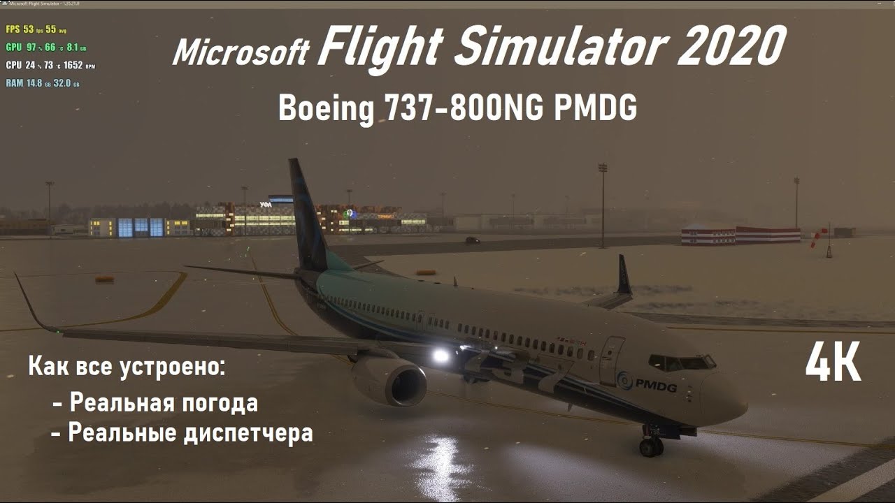 Microsoft Flight Simulator 2020 | Boeing 737-800 + RTX4070 4K - YouTube