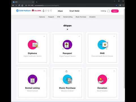 GOB dApp Demo - Music dApp on EOS - YouTube