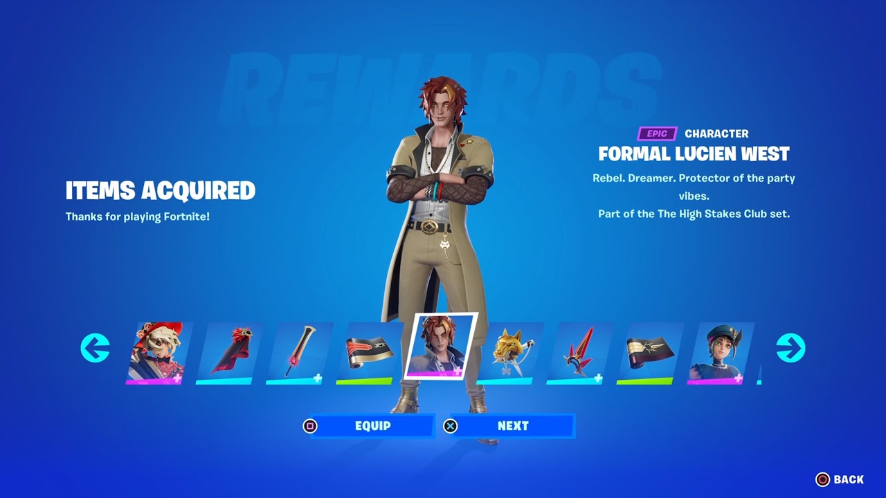 How To Get Formal Lucien West Skin In Fortnite Youtube