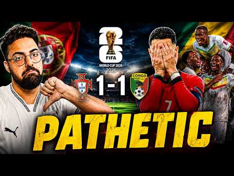 DISASTER 😩 | PORTUGAL 1-1 DR CONGO | RONALDO'S PERFORMANCE | FIFA WORLD CUP 2026