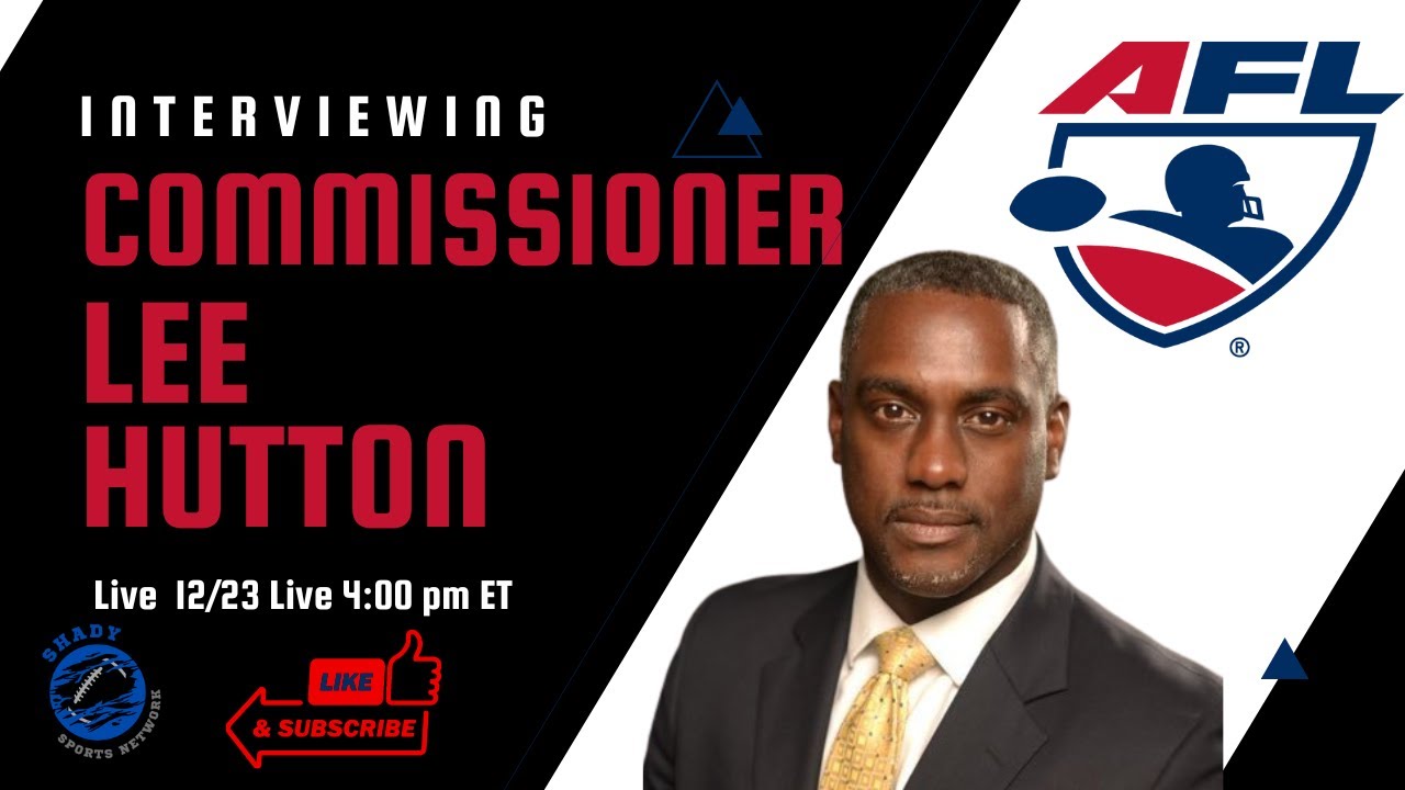 Commissioner Lee Hutton of the Arena Football League - YouTube