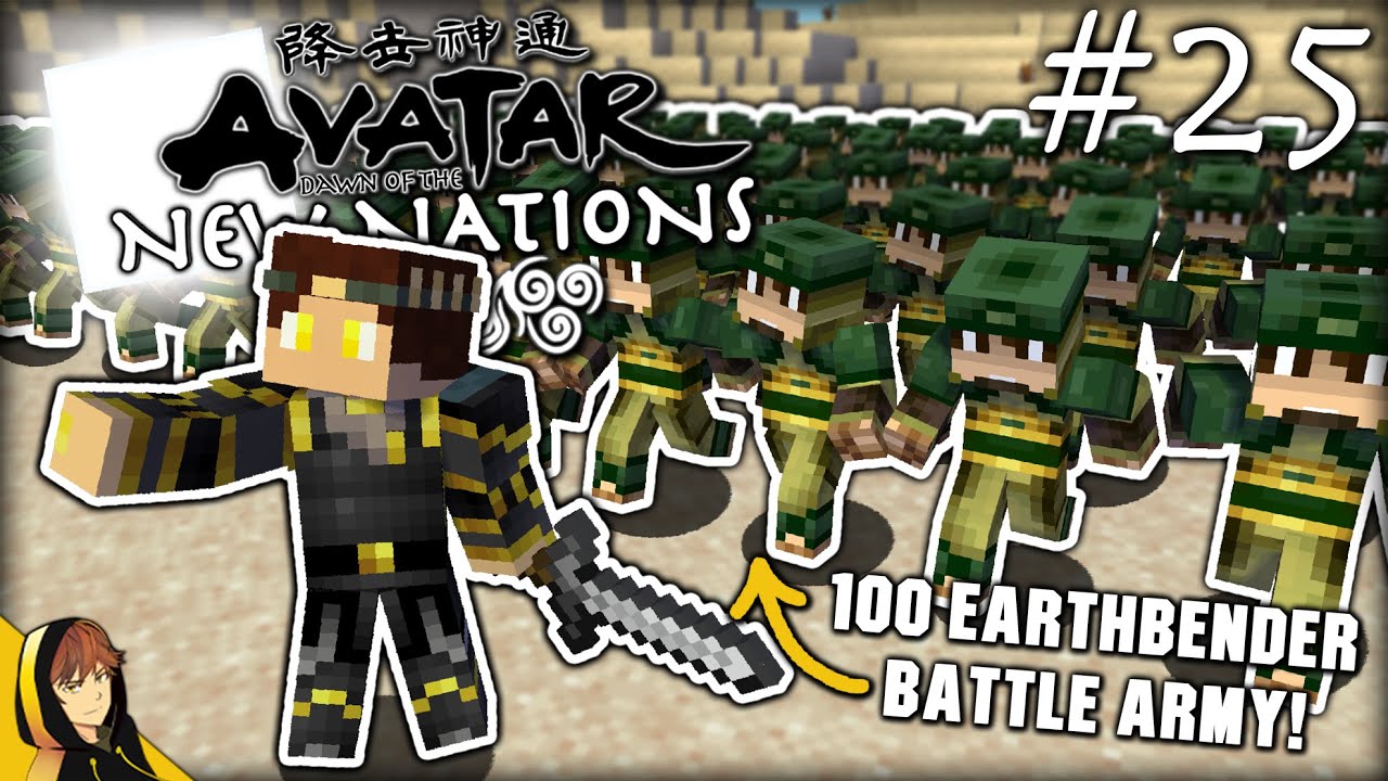 100+ EARTHBENDER ARMY!!! | Minecraft - Avatar: Dawn of the New Nations ...