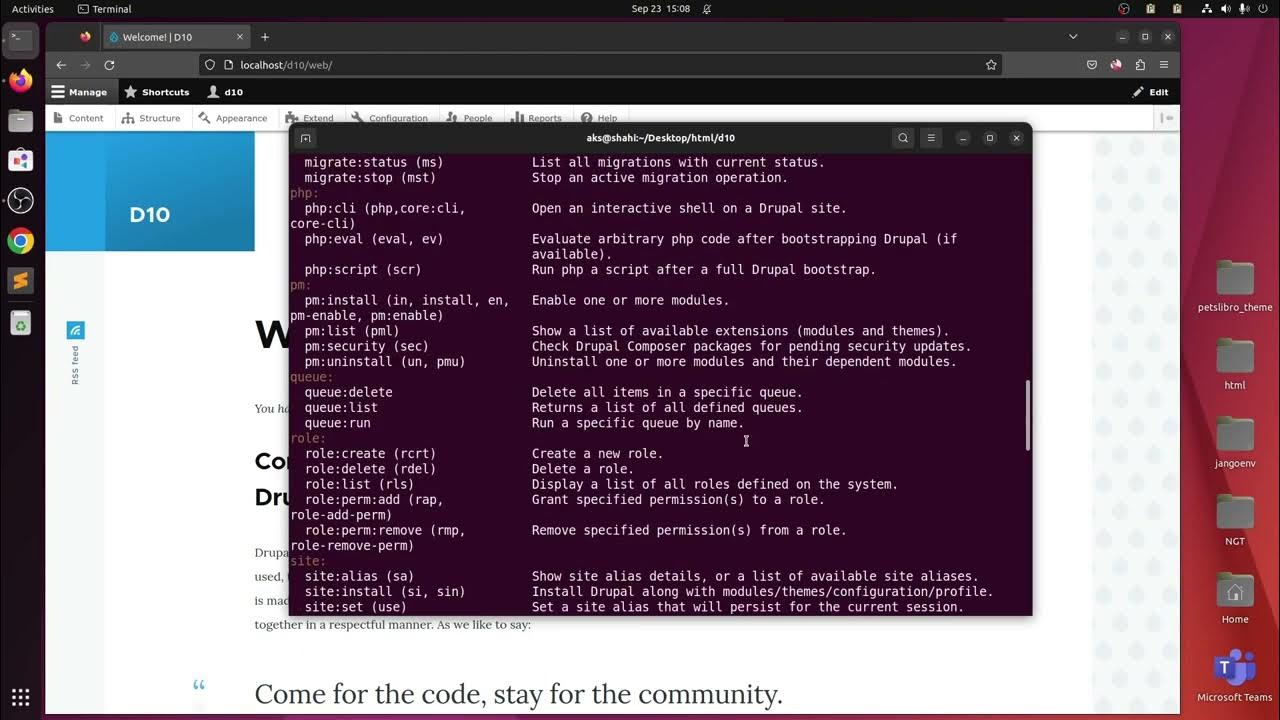 How to Install Drush on Ubuntu - drupal 10 - YouTube