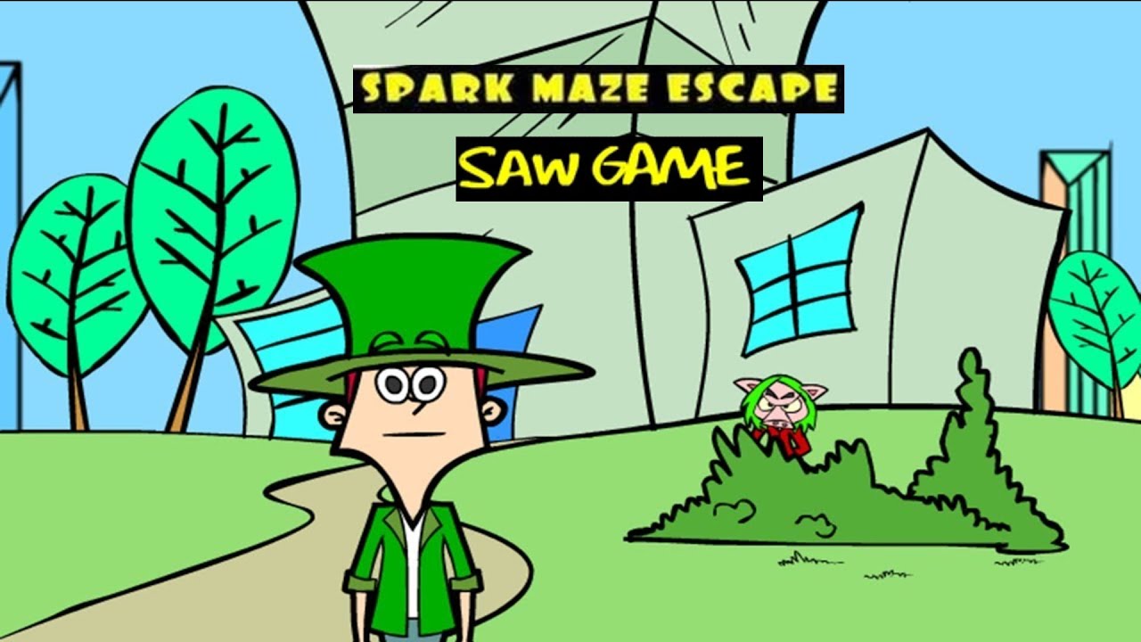Spark maze escape saw game - YouTube