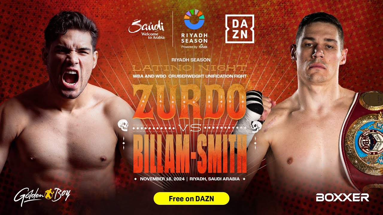 RIYADH SEASON LATINO NIGHT - ZURDO RAMIREZ VS. CHRIS BILLAM-SMITH PRESS ...