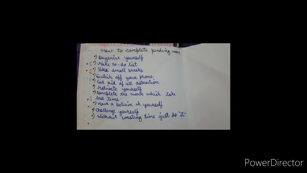 How to complete our pending work - YouTube