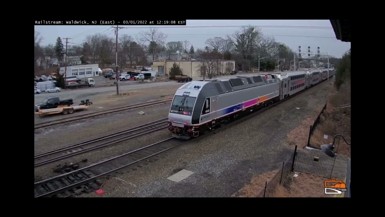 Welcome to NJ 4540: Train 1168 at Waldwick, NJ (3/1/22) - YouTube