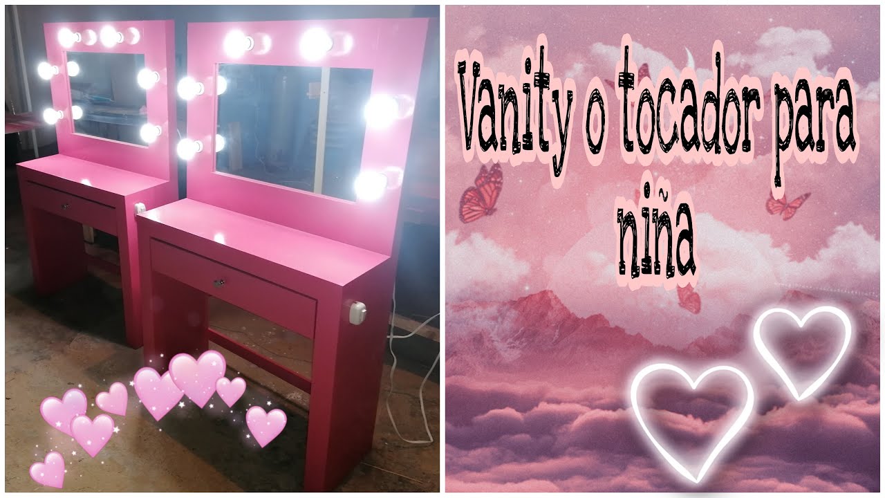 Como hacer un vanity para niña - YouTube