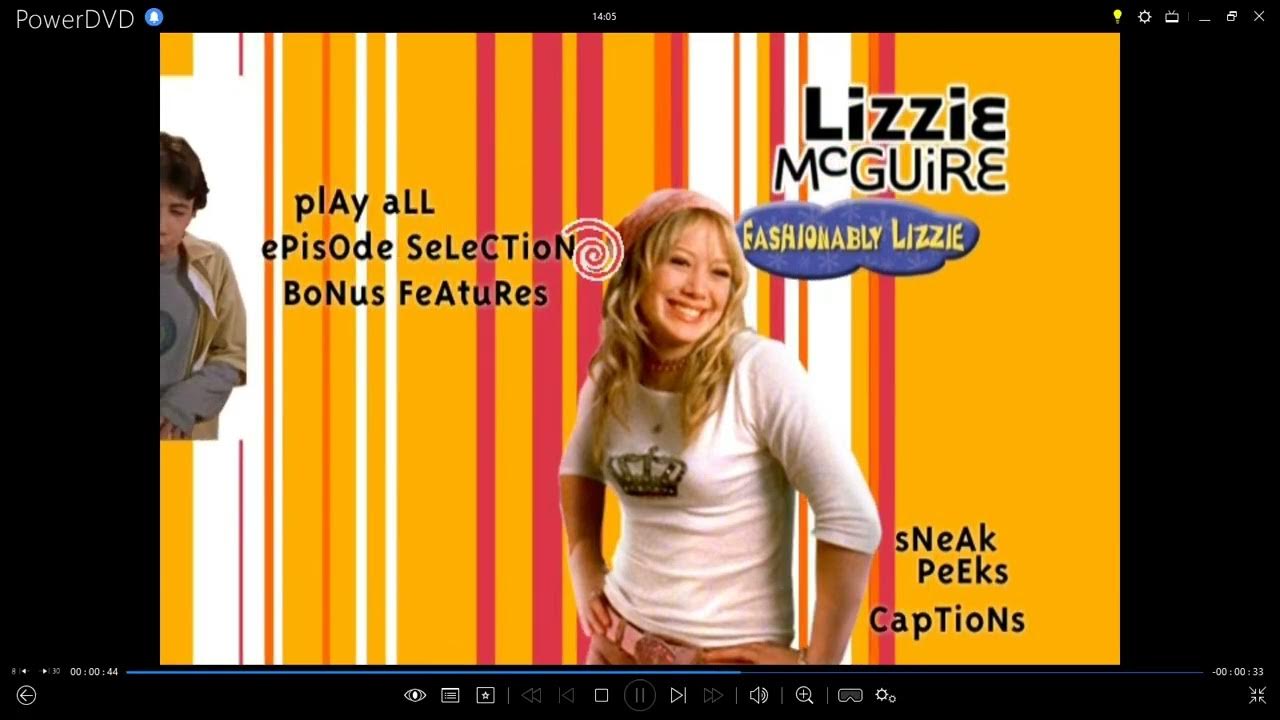 Lizzie McGuire:Fashionably Lizzie 2003 DVD Menu Walkthrough - YouTube