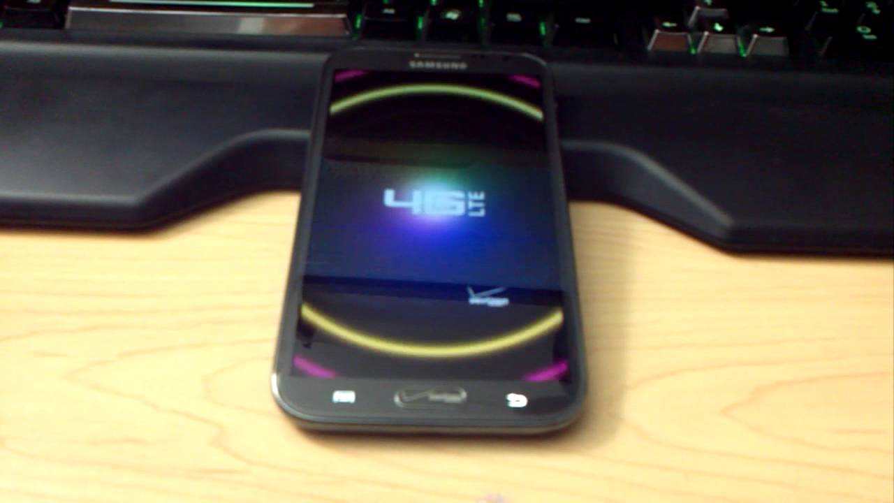 Galaxy Note 2 Boot-Up - YouTube
