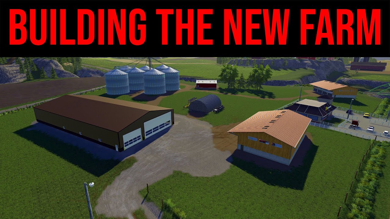 Building the New Farm | Farming Simulator 19 | Georgia Farms - YouTube