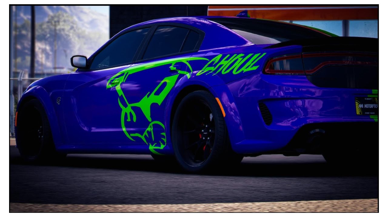 Doing a 1of1 SRT GHOUL wrap on my hellcat charger widebody - YouTube