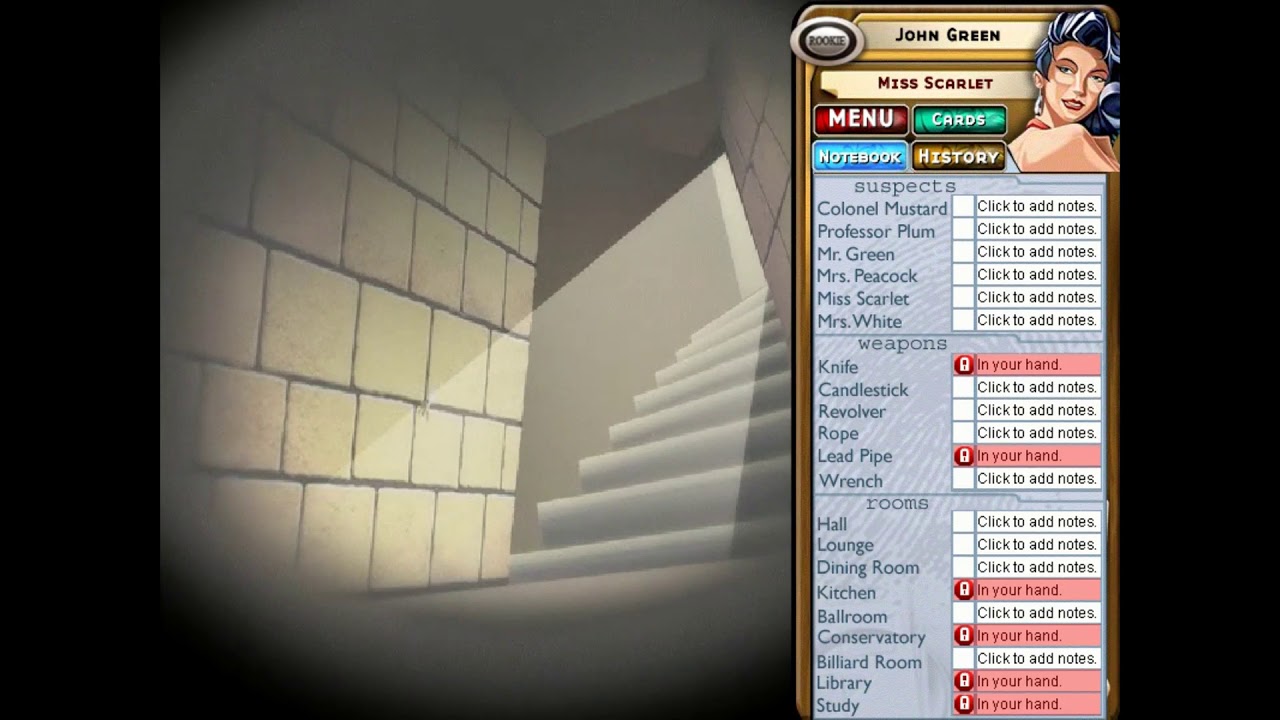Clue Classic Secret Passageway - YouTube