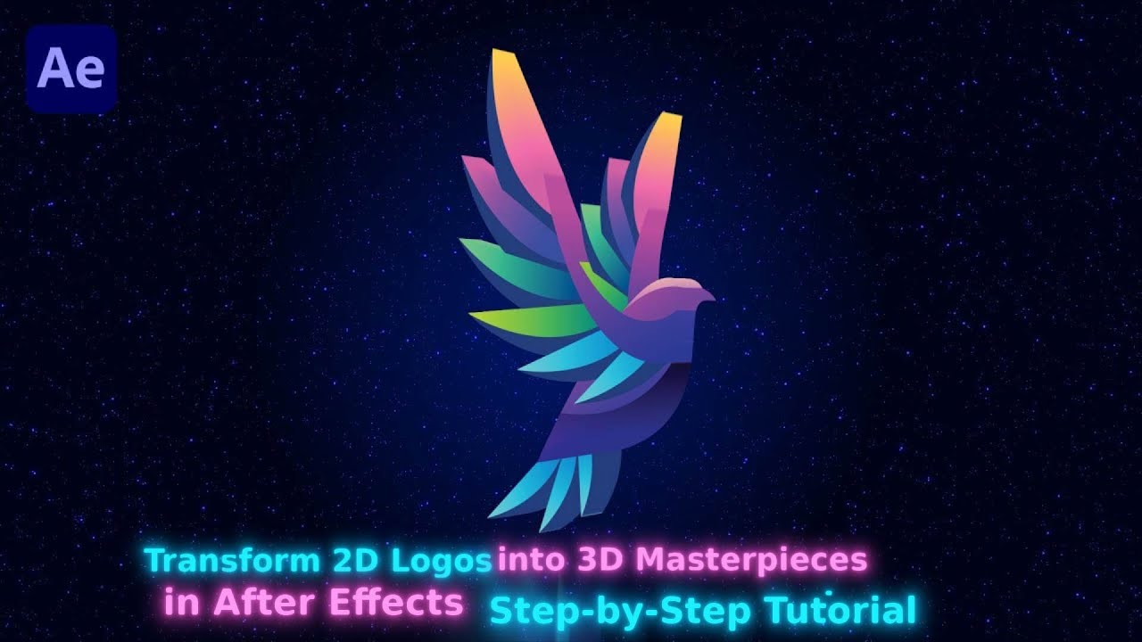 Transform 2D Logos into 3D Masterpieces in After Effects – Step by Step ...