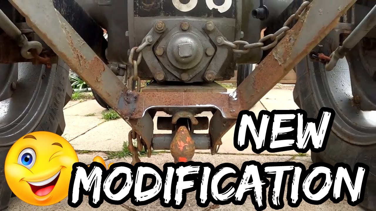 FERGUSON T20 PICK UP HITCH MODIFICATION - YouTube