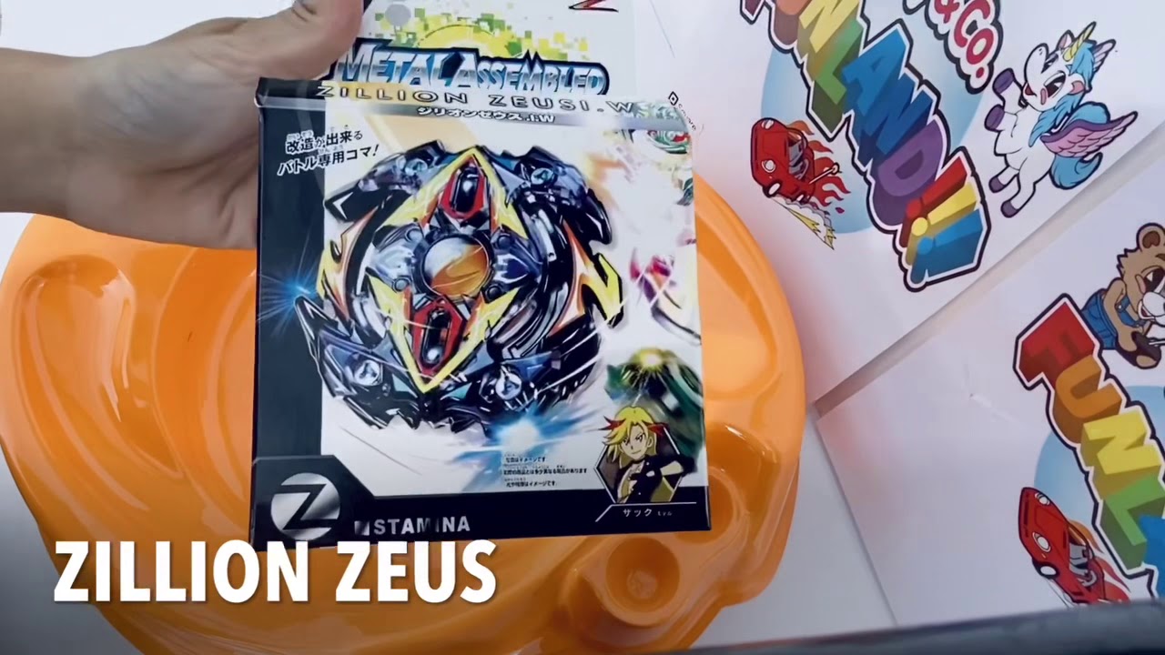 How to set up beyblade Zillion Zeus - YouTube