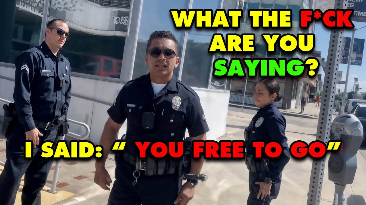 LAPD Cop Gets Aggressive After "You're Free to Go!" - Why We Always ...