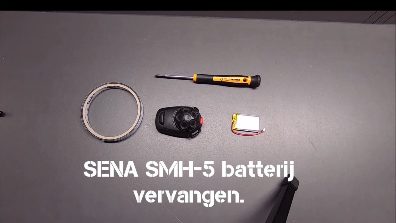 Sena SMH5 batterij vervangen/battery replacement Sena SMH5 - YouTube