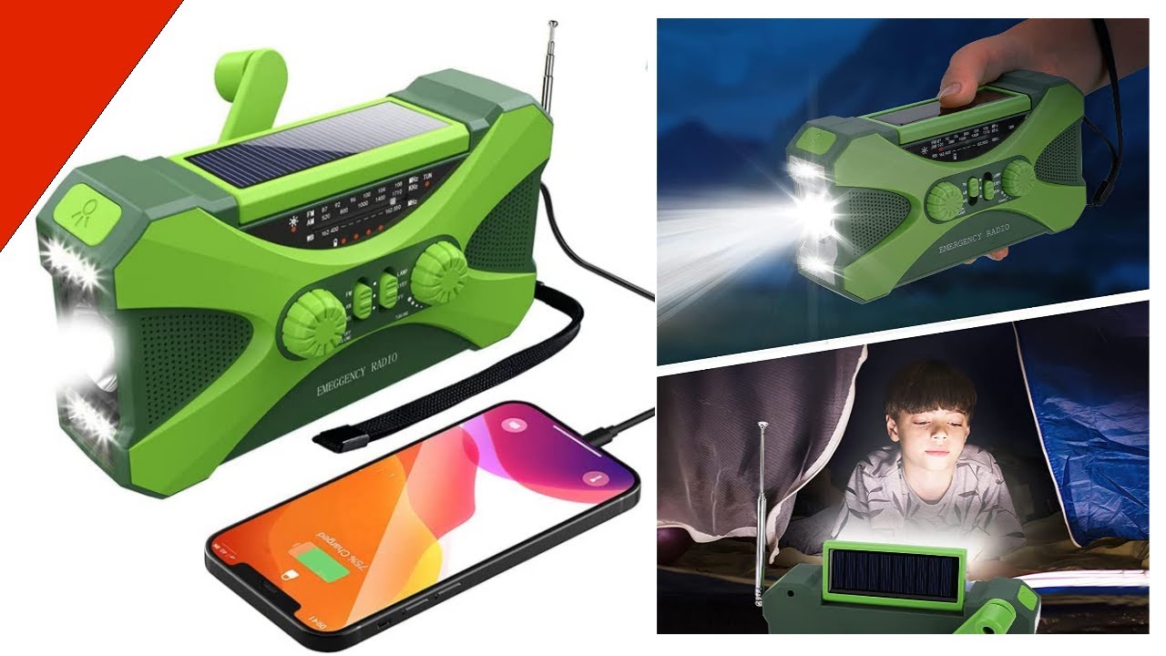 Emergency Radio Light & Phone Charger NO BATTERYS NEEDED AMAZING - YouTube