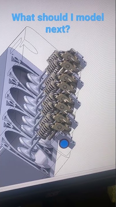 SolidWorks V8 Engine Valves Modeled! - YouTube