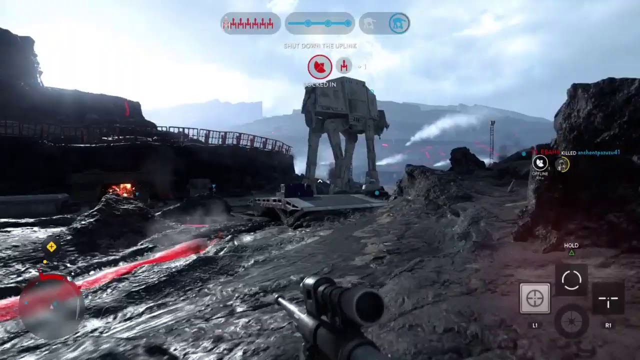 STAR WARS BATTLEFRONT 1 Walker assault - YouTube