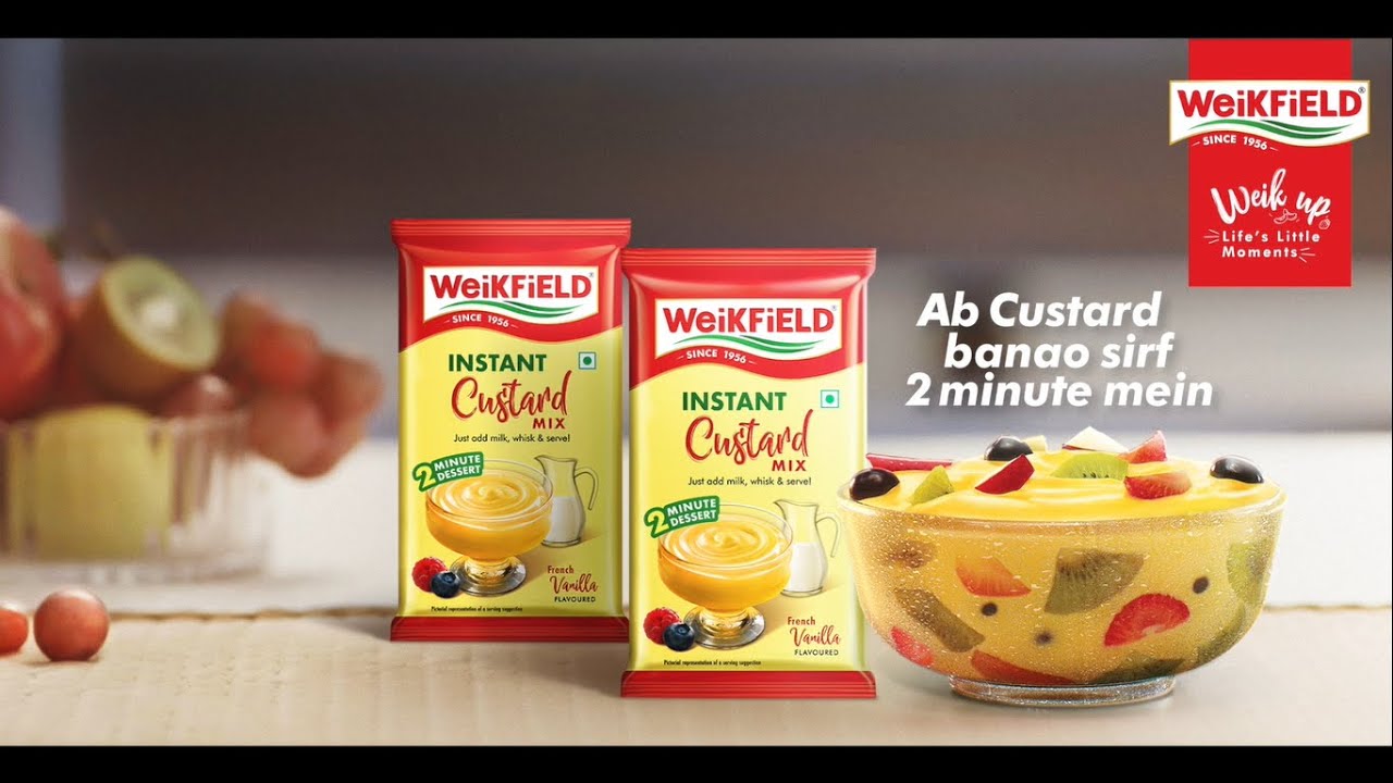 Instant Custard Mix: 2-Minute Dessert! | Weikfield - YouTube