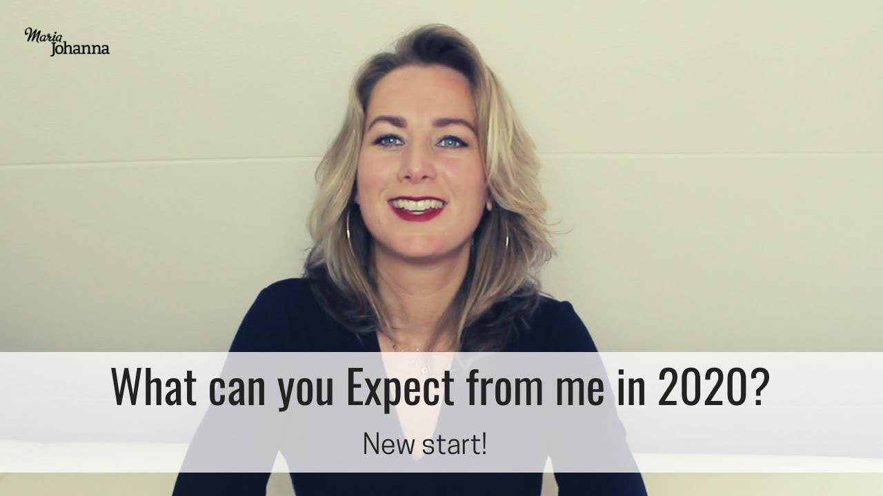 What to expect from me in 2020? - YouTube