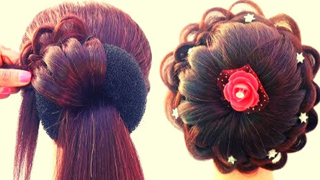 latest juda hairstyle for bridal || beautiful beautiful hairstyle ...