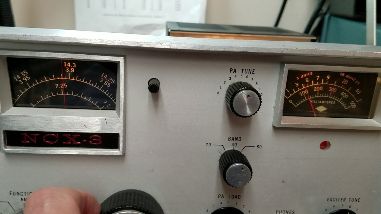 National Radio NCX-3 Transceiver - YouTube