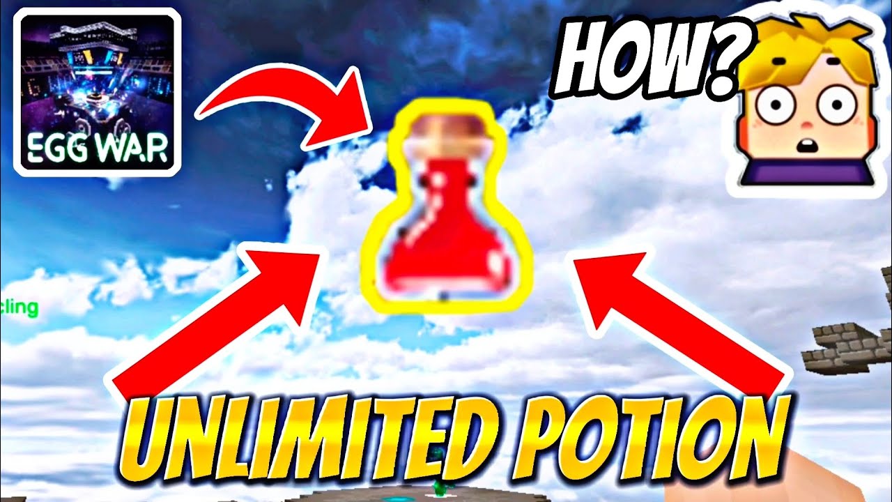 Unlimited Potion Glitch In Eggwar?!😳😱 [ Blockman GO : Eggwars ] - YouTube