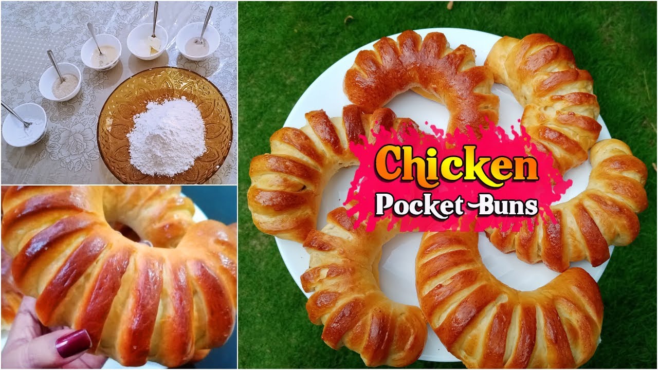 Chicken Pocket Buns | Real Taste - YouTube