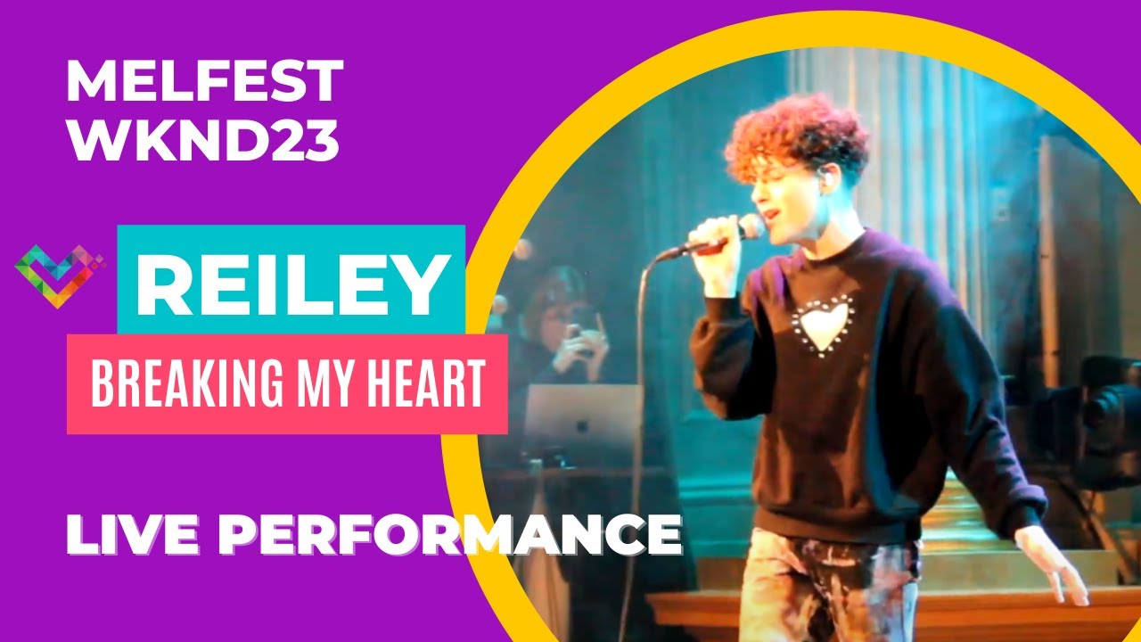 Reiley - Breaking My Heart (#Eurovision #Denmark LIVE | Melfest WKND23 ...