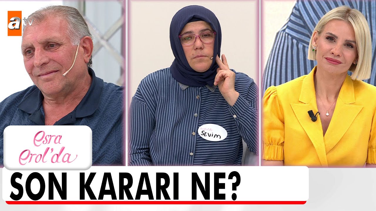 Sevim Hanım ve Muzaffer Amca boşanacak mı? - Esra Erol'da 22 Haziran 2023 - YouTube