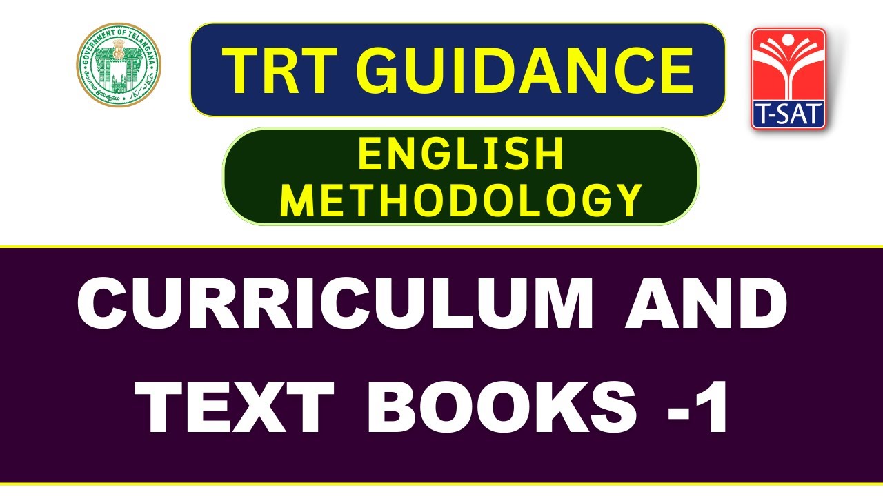 TRT - SA || ENGLISH METHODOLOGY - CURRICULUM AND TEXT BOOKS -1 || TRT ...