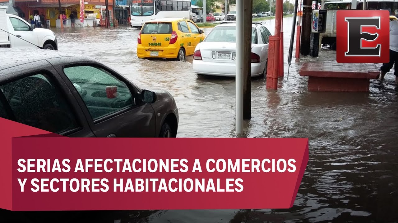 Severas inundaciones en Torreón por intensa tromba - YouTube