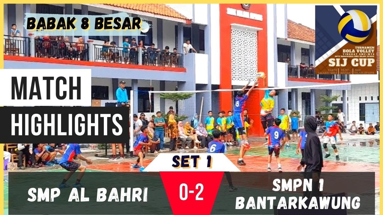 SET 1 SIJ CUP 2023 | SMP Al Bahri vs SMPN 1 Bantarkawung | Voli Putra ...