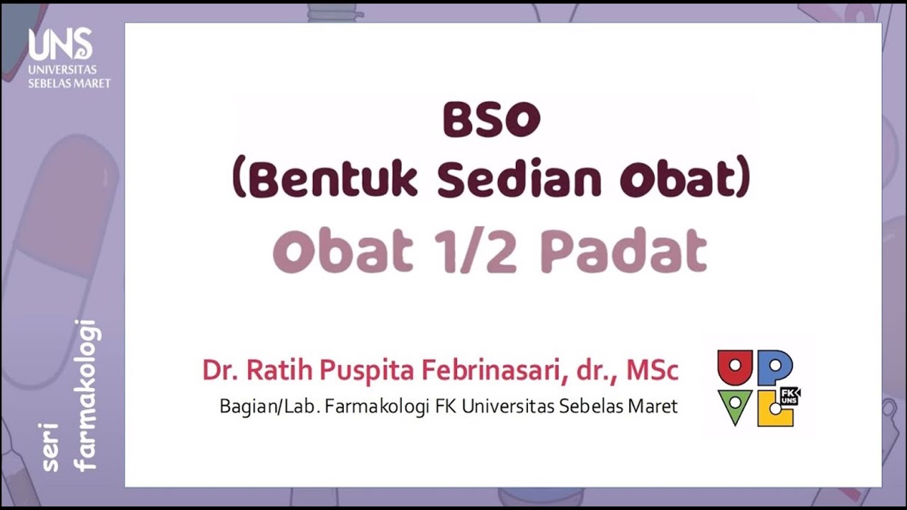 Bentuk Sediaan Obat Setengah Padat - YouTube