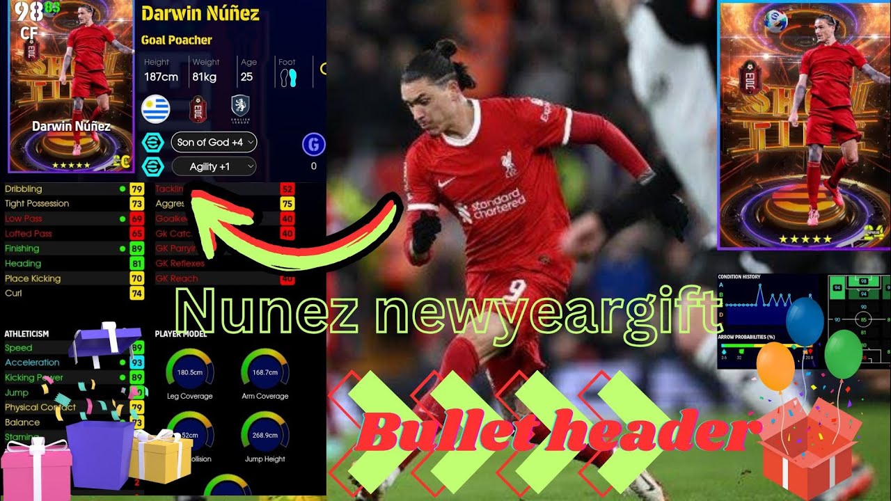 Bullet header Nunez 🥵🔥high quality finishing, quality header, longrage ...