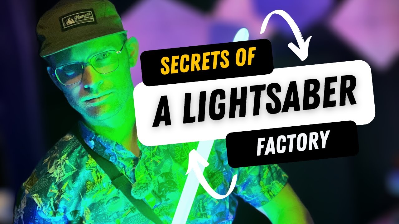 SECRETS OF A LIGHTSABER FACTORY - YouTube