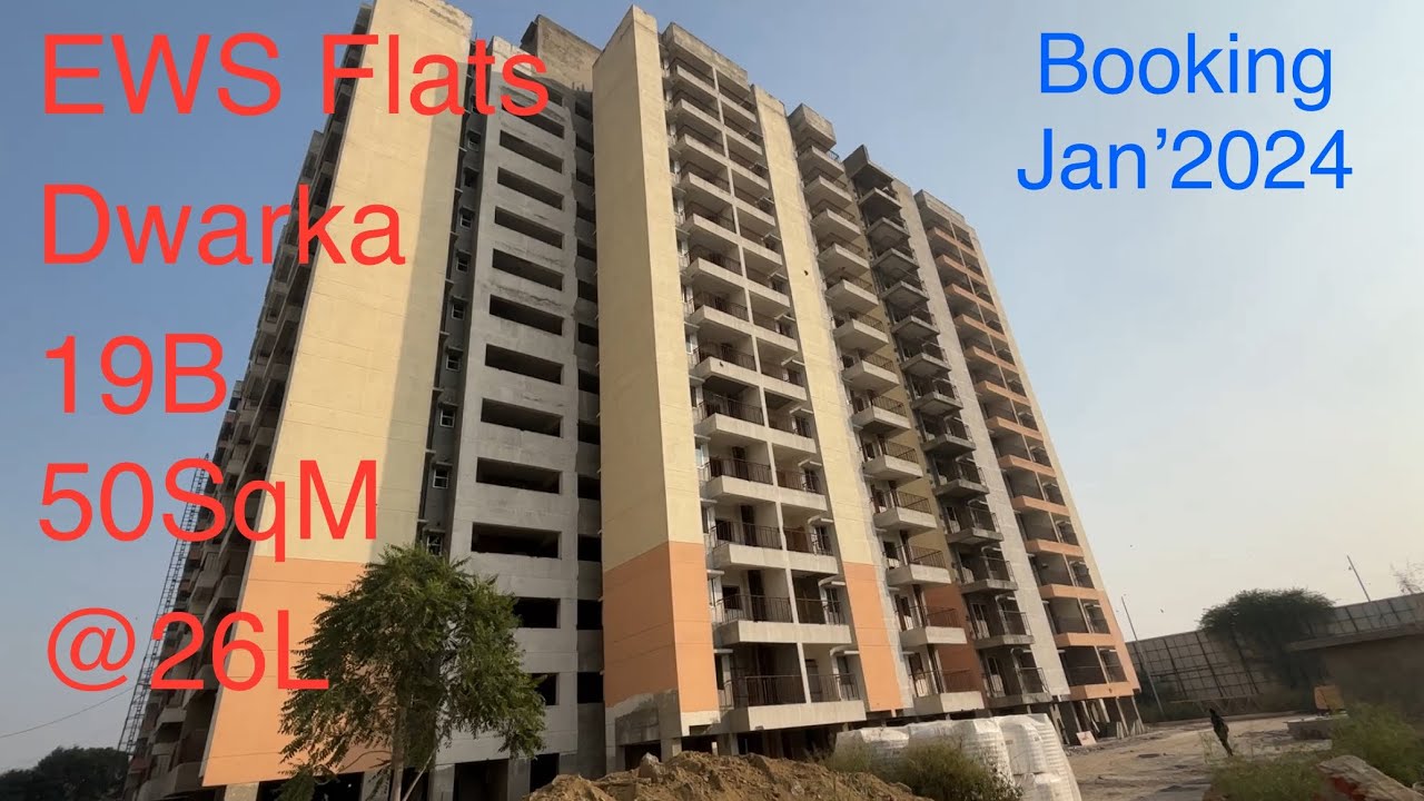EWS Flats Dwarka Sec 19B, Golf course Road - YouTube