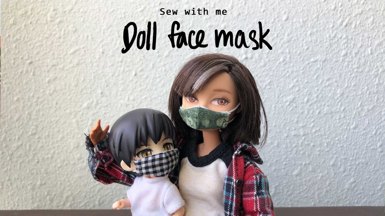 doll face mask tutorial - YouTube