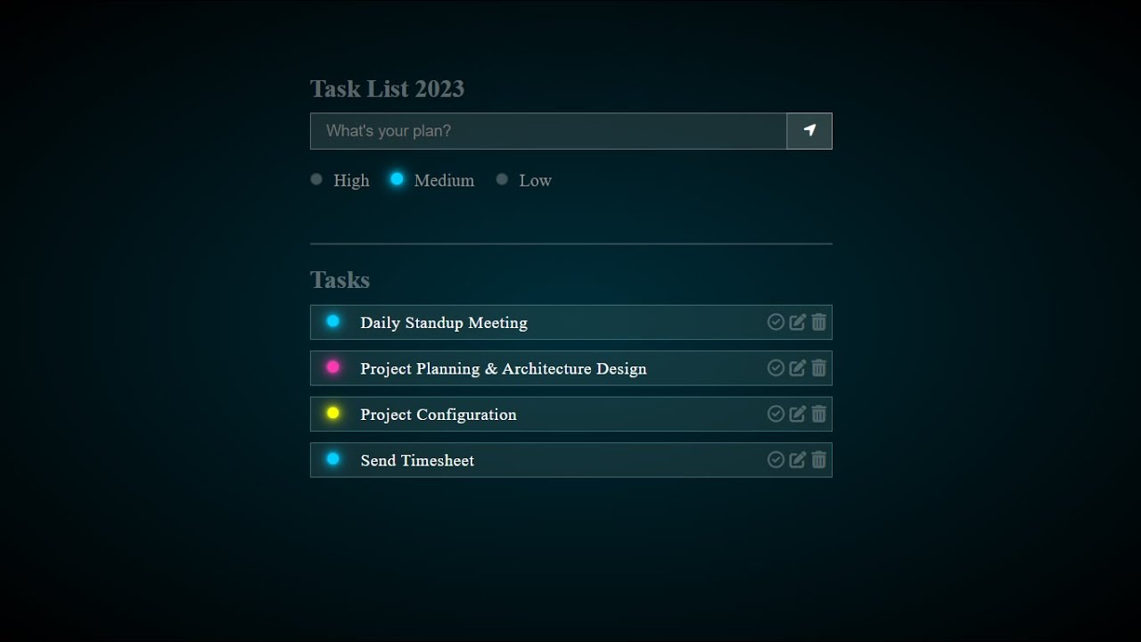 Build A Dynamic Todo List App In HTML CSS Vue JS Vue 3 Todo List Build A Dynamic Todo List App In HTML CSS Vue JS Vue 3 Todo List