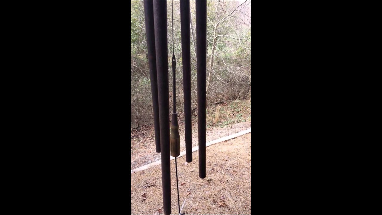 Shotgun barrel windchime - YouTube