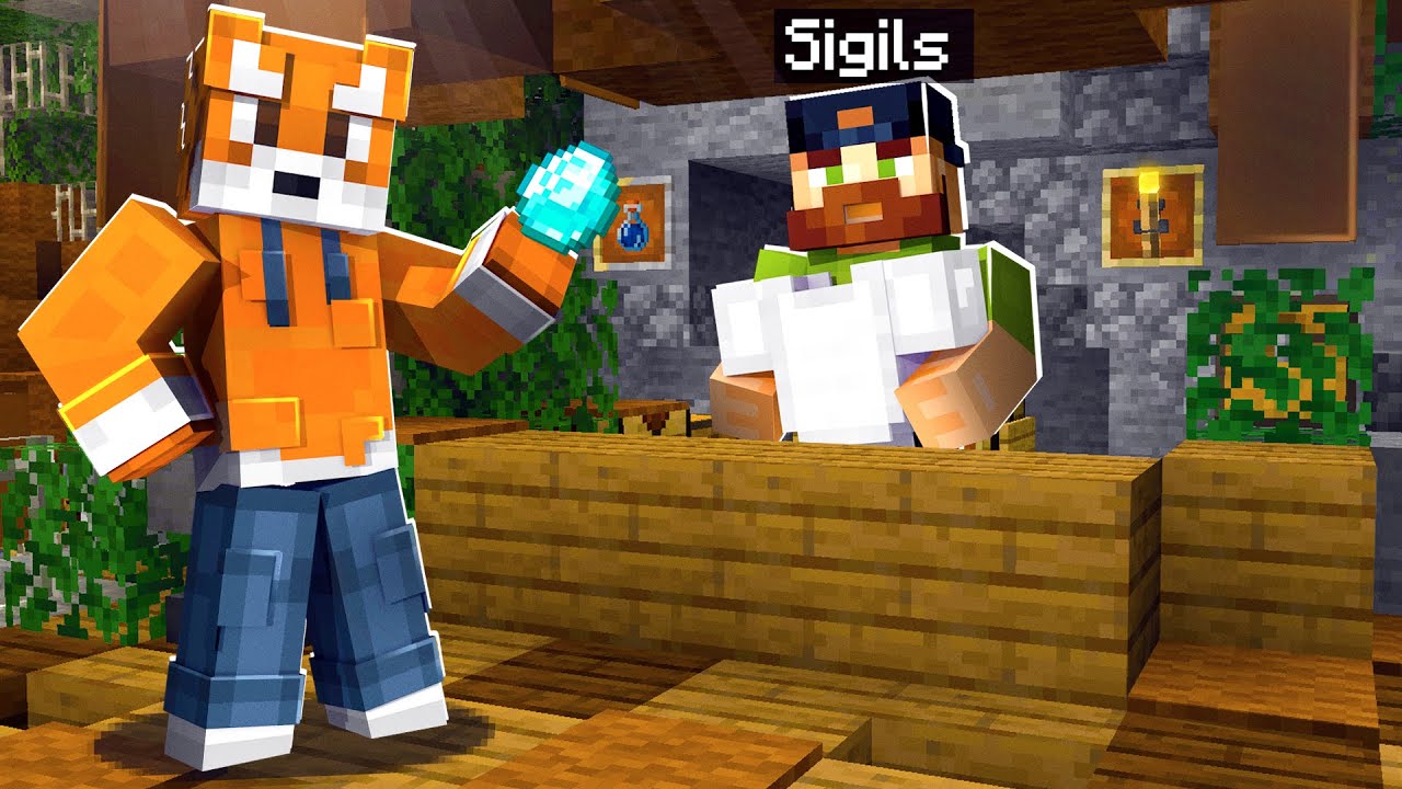 TRADING on the BLACK MARKET in CAMP MINECRAFT - YouTube