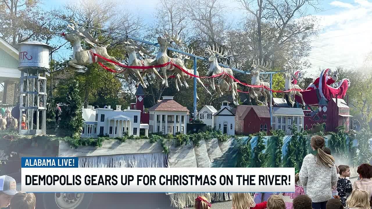 Demopolis gearing up for Christmas on the River - YouTube