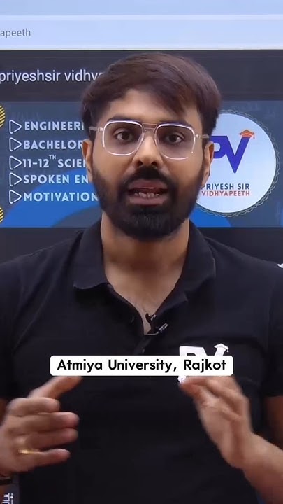 Atmiya University Rajkot Last Year (2023) Placement And Cutoff Details - YouTube