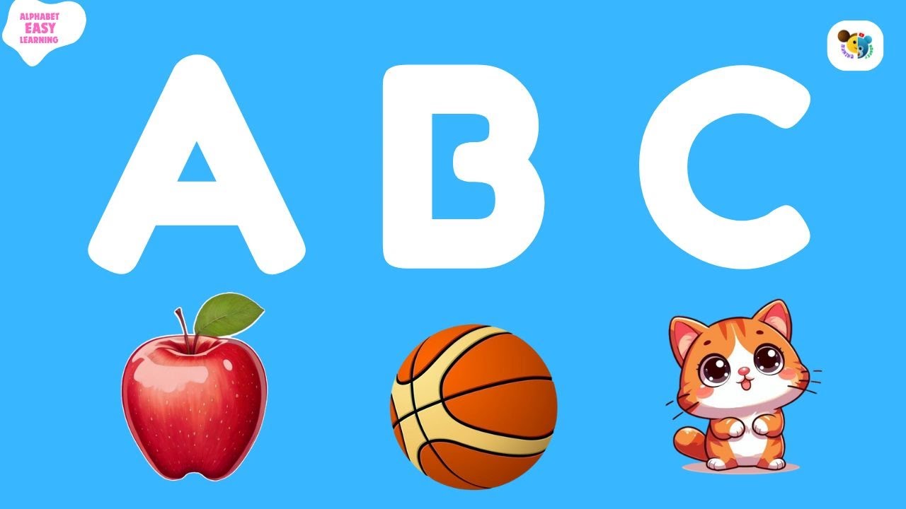 Alphabet song ABC phonics song for kindergarten a for apple nursery ...