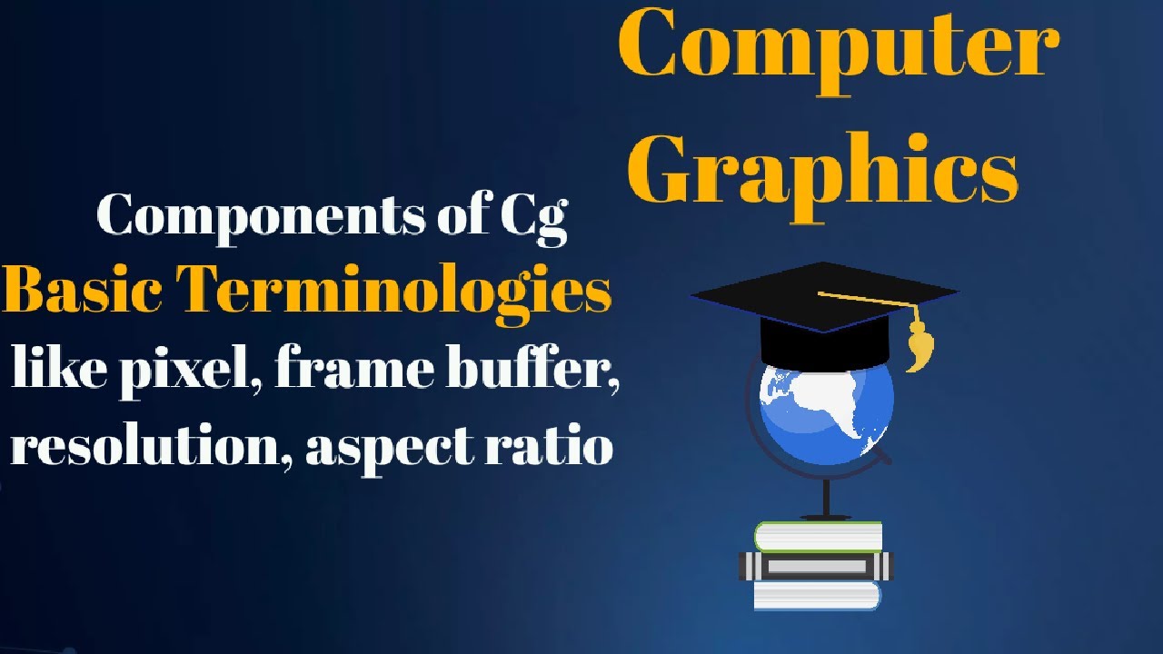 Computer Graphics | Lecture 8 | Components of CG | Basic terminologies ...